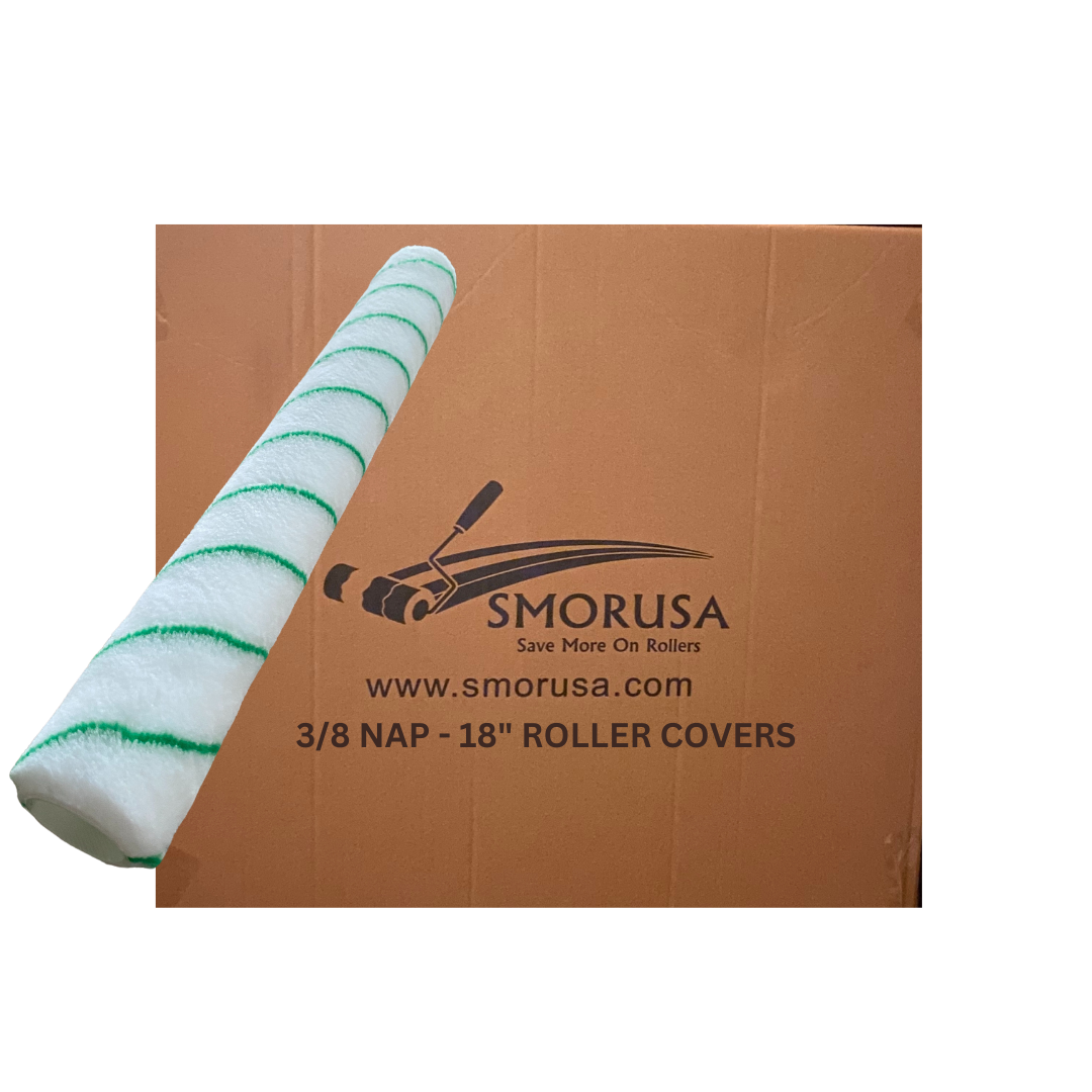 18" ROLLER COVERS-3/8 NAP (Choice of quantity) – SMORUSA